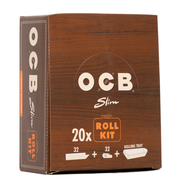 OCB Virgin | King Size Slim + Filtertips | Roll Kit | 20er Box